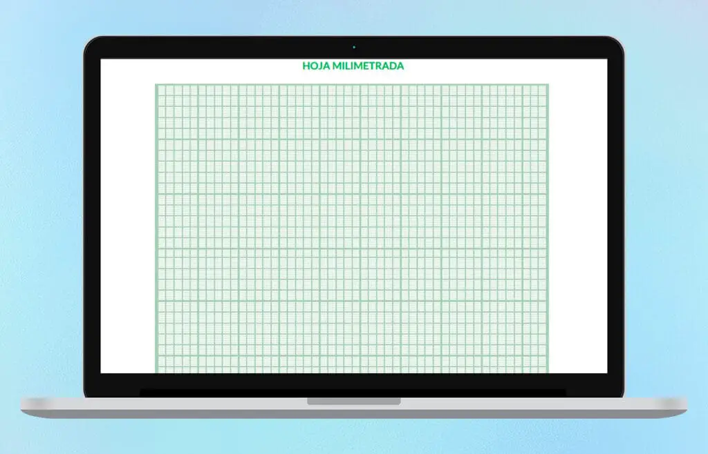 Hoja de Papel Milimetrado para Imprimir - PDF y Excel