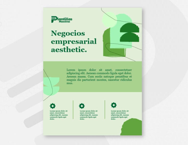 Portadas Verdes en Word | Plantillas Maestras