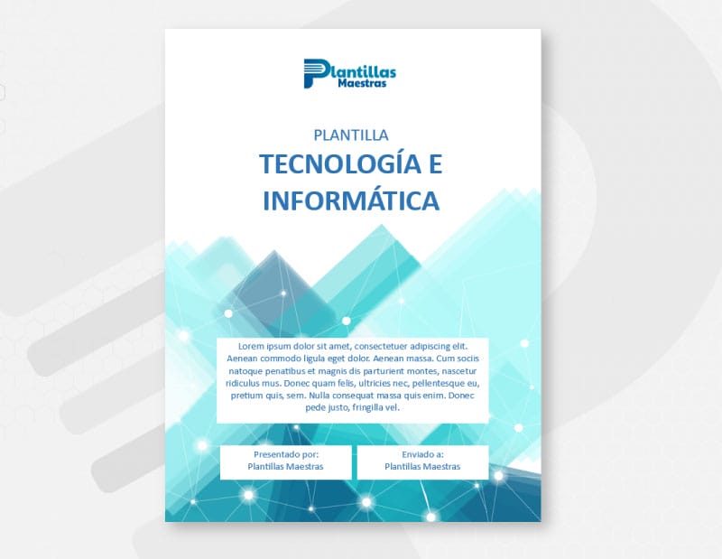 Portadas Azules | Plantillas en Word Profesionales