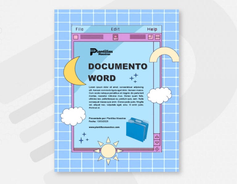 Portadas Aesthetic en Word | Diseños Modernos y Originales