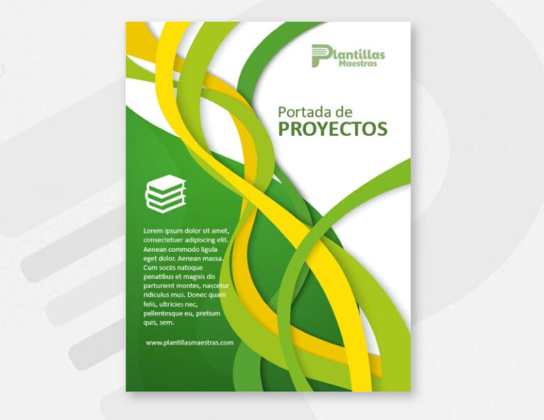 Portadas Verdes en Word | Plantillas Maestras