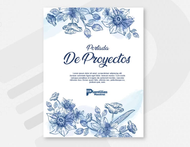 Portadas Azules | Plantillas en Word Profesionales