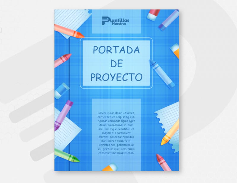 Portadas Azules | Plantillas en Word Profesionales