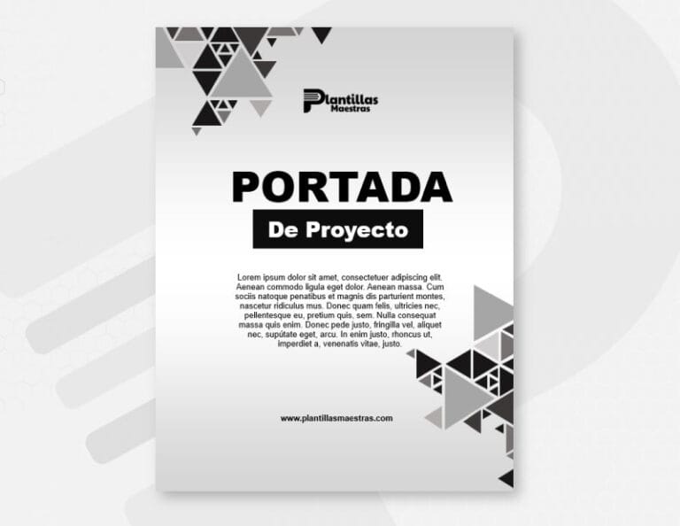 Portadas Formales en Word | Diseños Profesionales y Gratis