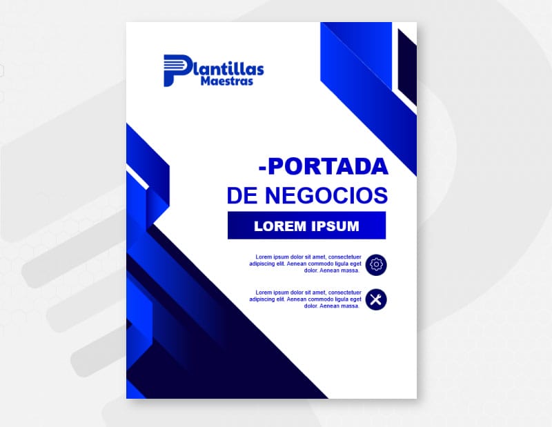 Portadas Azules | Plantillas en Word Profesionales