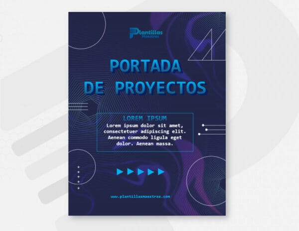 Portadas Azules | Plantillas en Word Profesionales