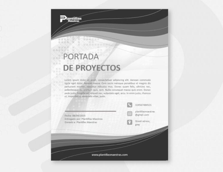 Portadas Formales en Word | Diseños Profesionales y Gratis