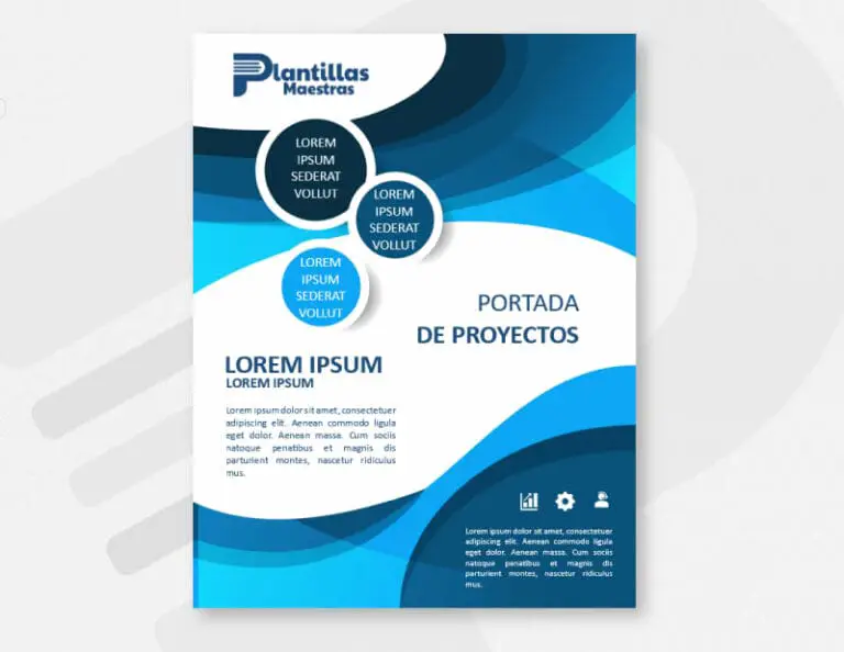 Portadas Azules | Plantillas en Word Profesionales