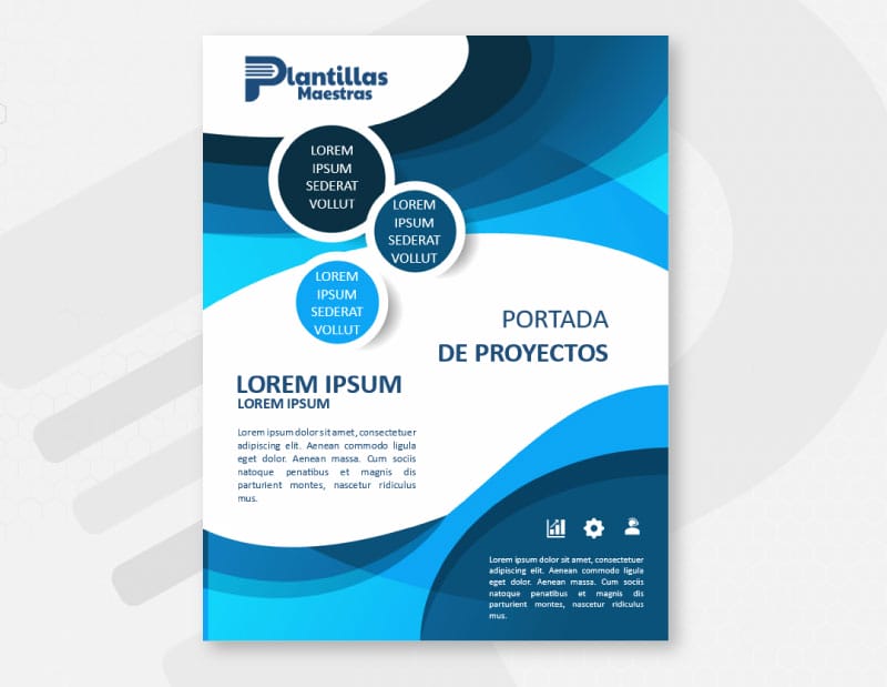 Portadas Azules | Plantillas en Word Profesionales